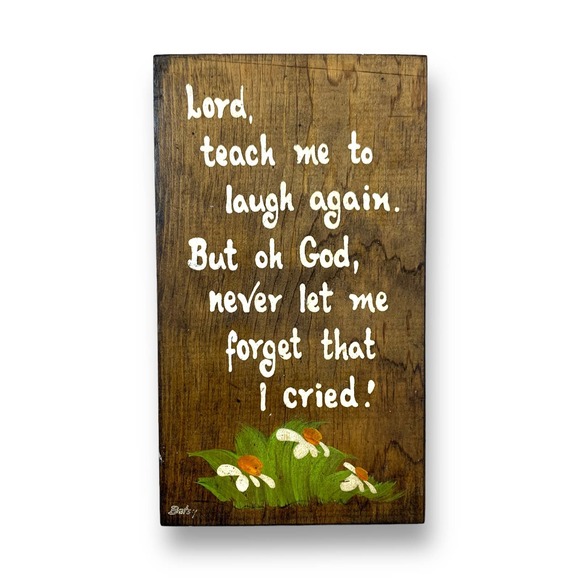 Handmade | Wall Decor | Vintage 7s Rustic Hand Painted Wood Prayer Wall ...